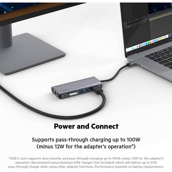 Buy Online Belkin Connect USB-C 6-In-1 Multiport Dock in Qatar- Tccq.com